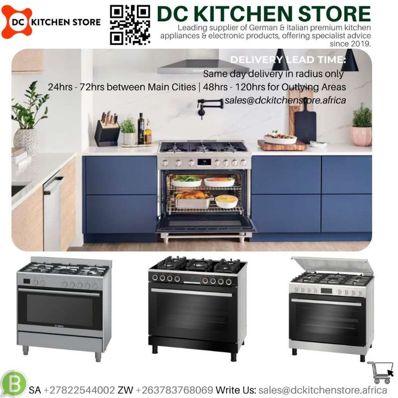 Bosch Full Gas Cooker 90cm Hjy5g7v60z | Zimexapp Marketplace